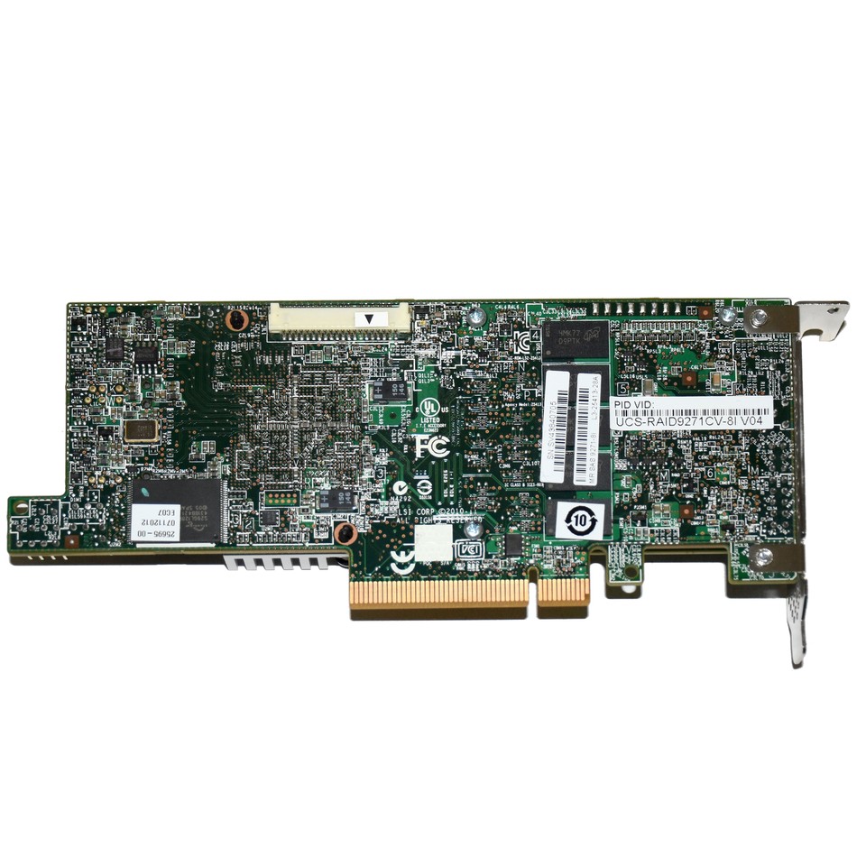 Cisco UCS-RAID9271CV-8I MegaRAID 6GB/s SAS Raid Controller Card PCIe ...