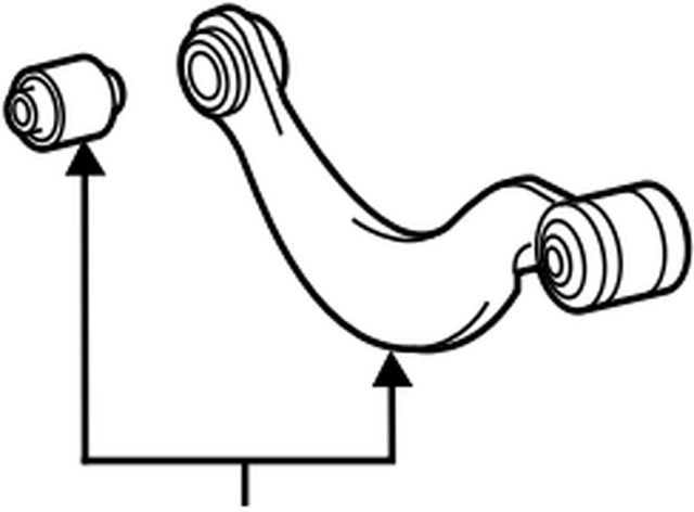 Genuine OEM Rear Upper Suspension Control Arm for Toyota 4877012010 for ...