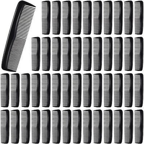 50 Pcs Pocket Combs for Men 5 Inch Cutting Comb with Wide and Small ...