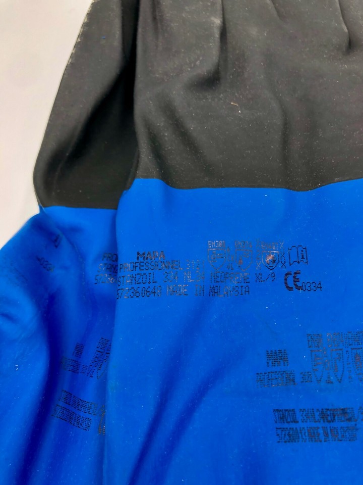 Mapa Stanzoil NL34 Rough Finish Neoprene Gloves XL or Medium Sizes, 1 ...