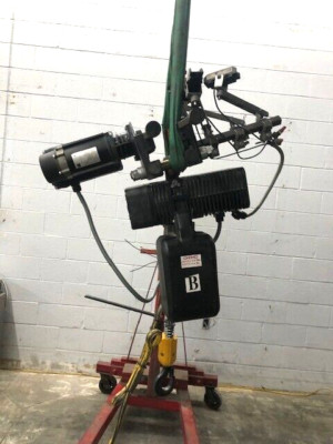 R&M LOADMATE LM05 1 TON HOIST SERIAL#G0715318 2000LBS CAPACITY 460VOLT ...