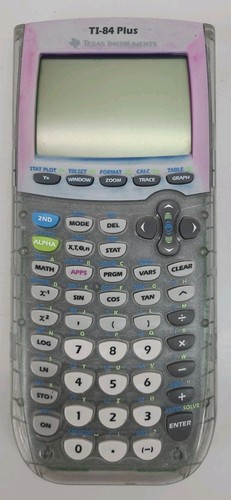 texas instruments TI-84 plus Clear Case Tested Works | eBay