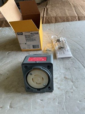 HUBBELL # HBL2730AR / RECEPTACLE ANGLE HOUSING. (30A, 480V, 3 PH). | eBay