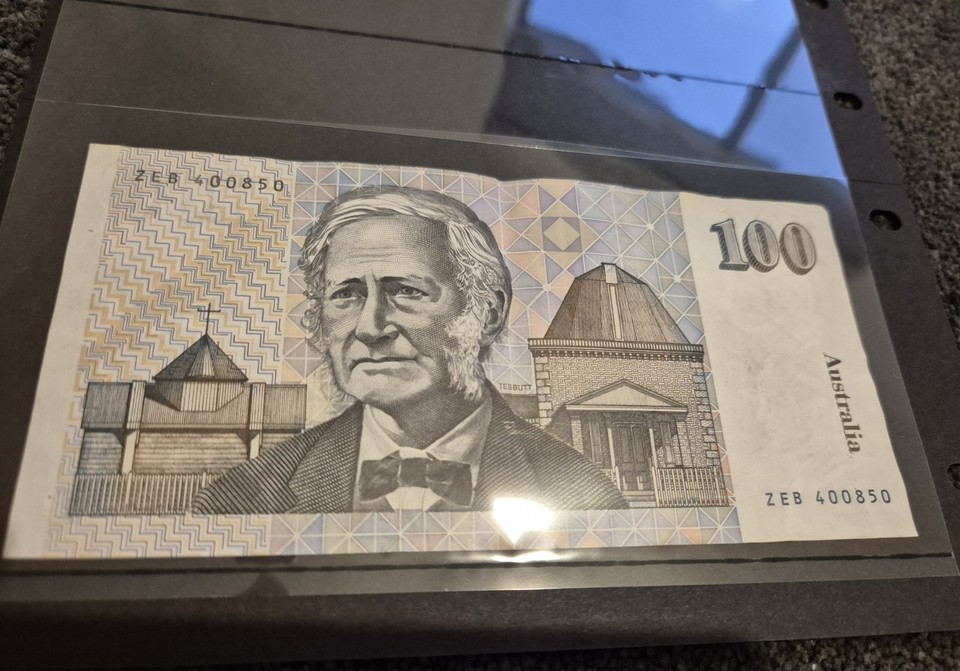 Rare Australian $100 Bank Note Johnston Fraser Serial With 400 | eBay ...