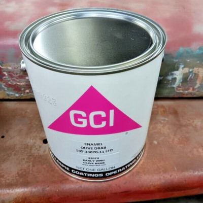 Gillespie Military Paint 33070 1 Gallon. Early WWII Olive Drab. Willys ...