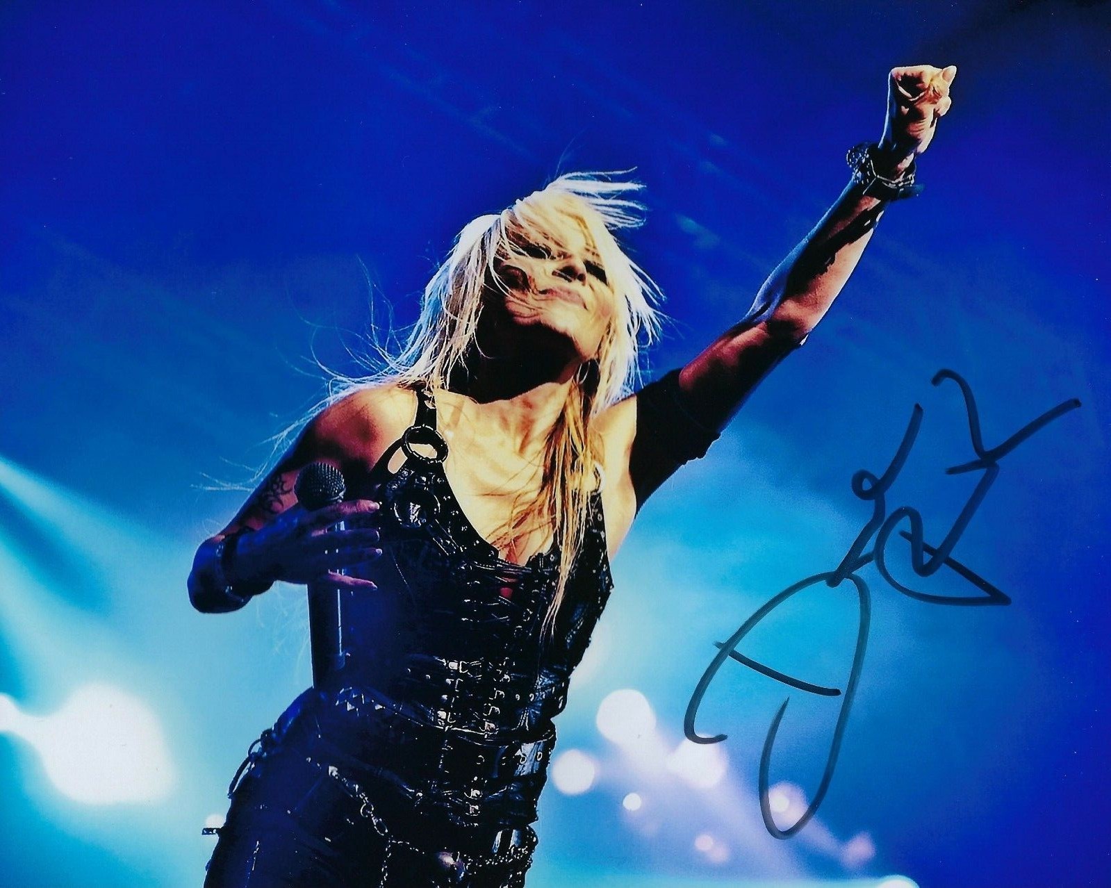 GFA Warlock Sexy Rock Singer * DORO * Signed Autographed 8x10 Photo ...