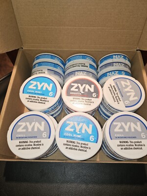 50 UNUSED ZYN REWARDS QR CODES--- EMPTY CANS SHIPPED | eBay