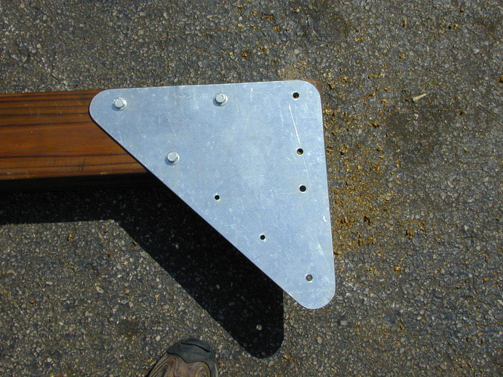 Triangle Bracket 15" Swing Set Play set Playground Hardware backyard ...