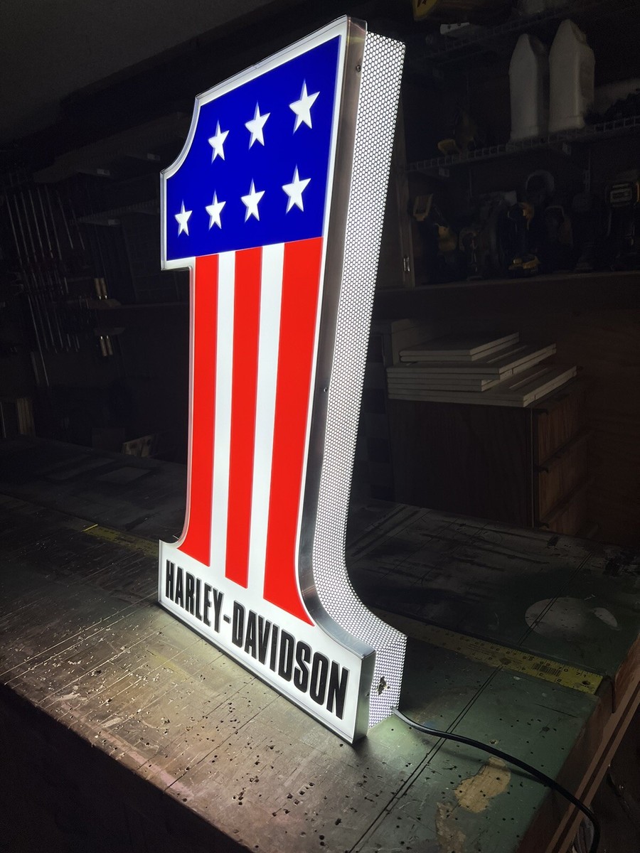 Harley Davidson Garage Wall Harley Davidson Garage Shop Glow In The