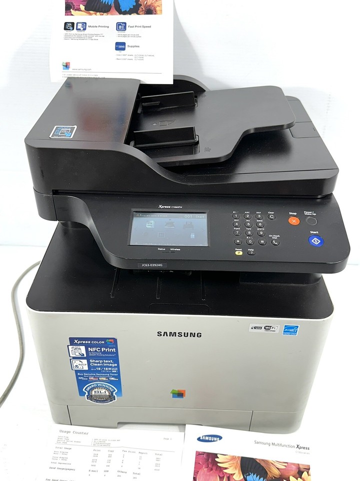 Samsung SL-C1860FW Xpress Multifunction Laser Printer Pg Ct: 6310 ...