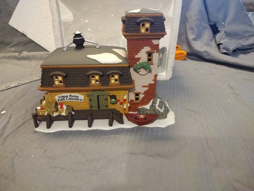 L38 Department 56 New England Cape Keag Fish Cannery 1994 | eBay