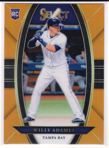 #'d /199! Willy Adames 2018 Panini Chronicles Select Orange Prizm ...
