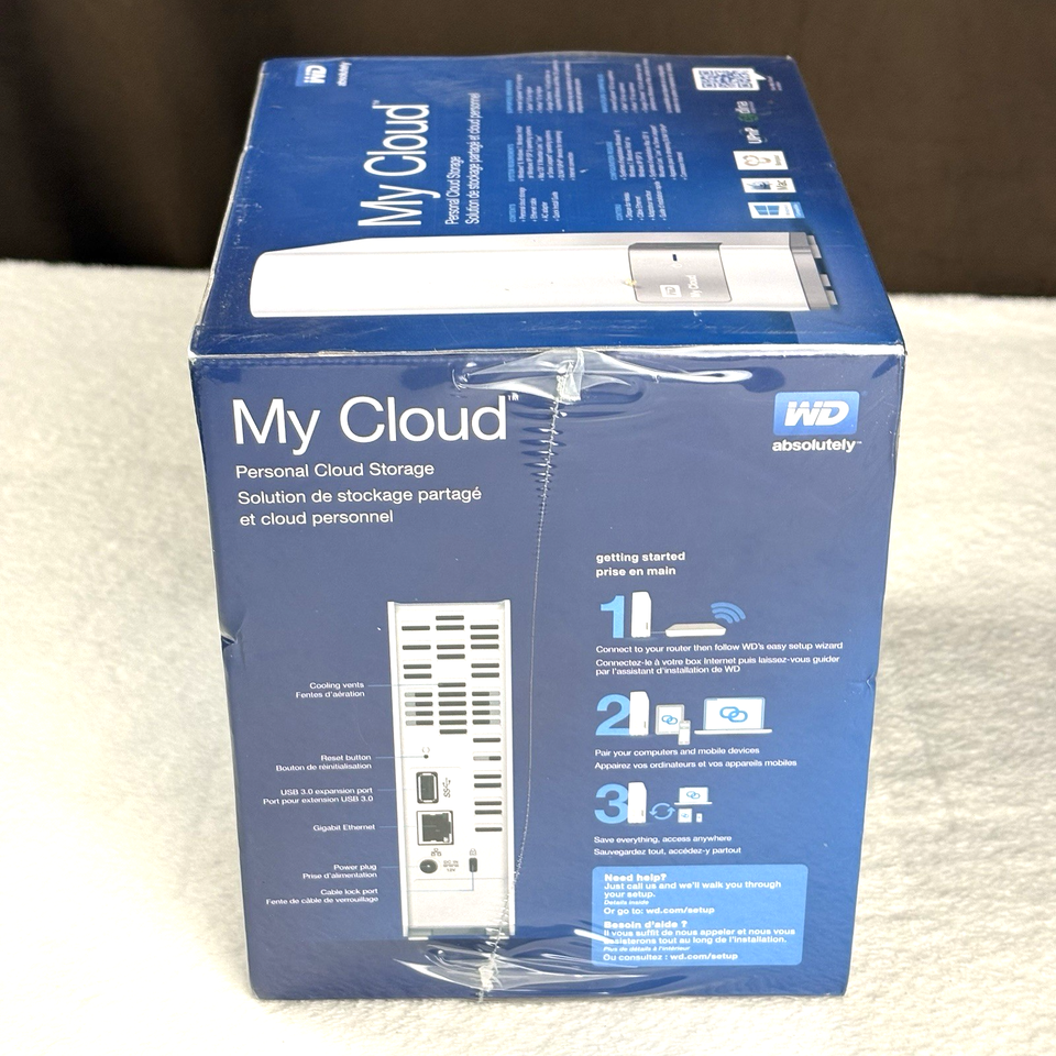 NEW & SEALED! WD Absolutely My Cloud 2TB External Hard Drive Nas ...