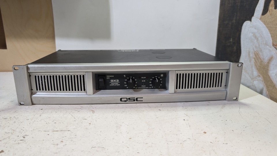 QSC GX3 300W 2-Channel Power Amplifier Amp Rack Mountable READ ...
