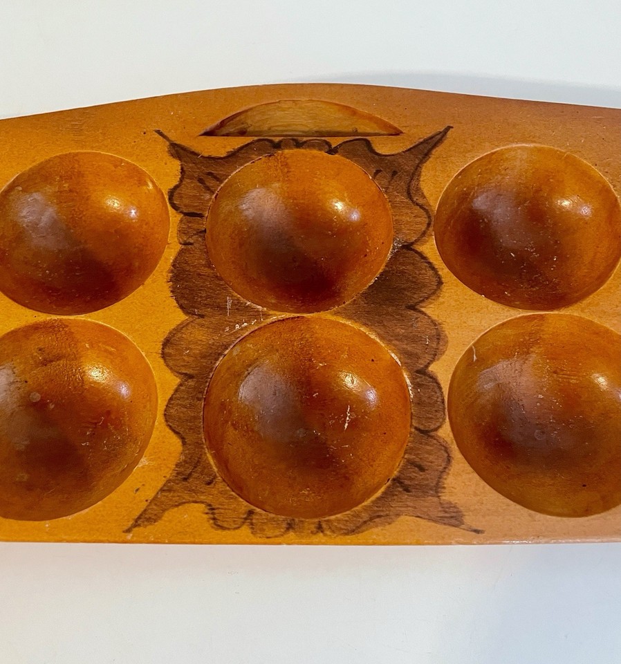 Vintage Sungka Mancala Game Board Hand-Carved Wood 24” Wall Hanging ...