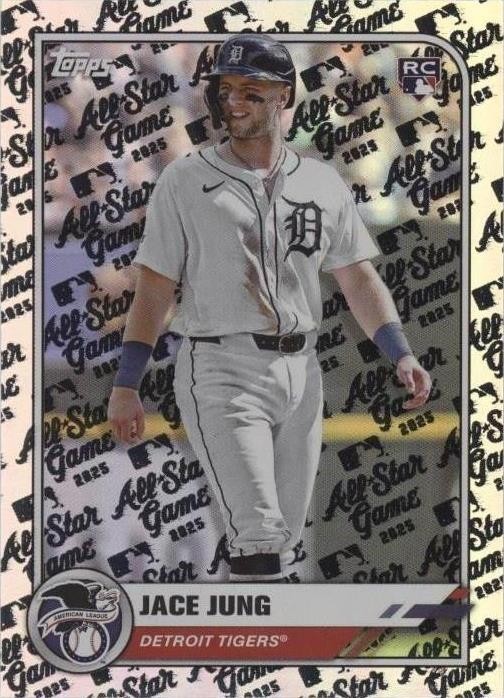 2025 Topps All-Star Game - Jace Jung, Jace Jung #55 Rainbow Foil (RC ...