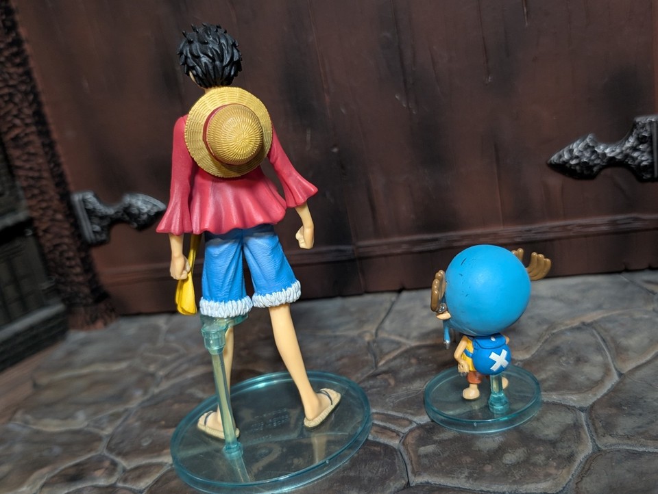 Super One Piece Styling Figure Tony Tony Chopper & Luffy 2011 Bandai ...