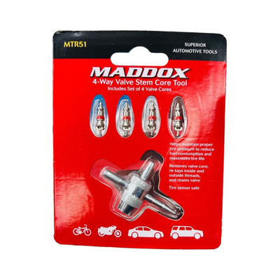 MADDOX 4-Way Valve Stem Core Tool | eBay