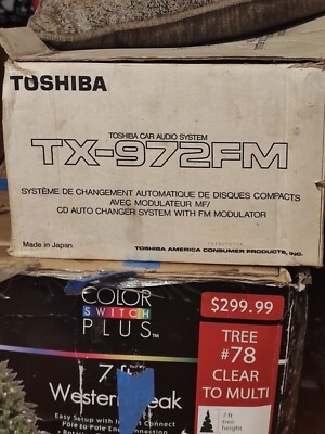 toshiba 972fm 10 disc changer new old stock in original box | eBay