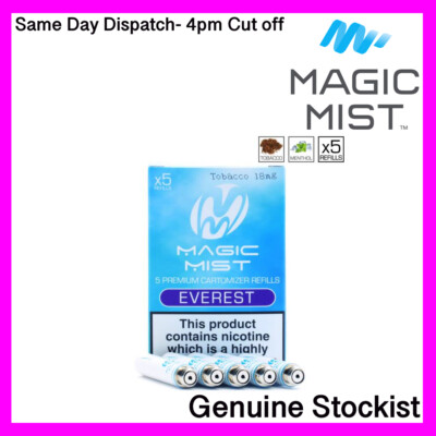 Magic Mist Compatible Cartomizer Refills | Vapestick Cartridge Refill ...