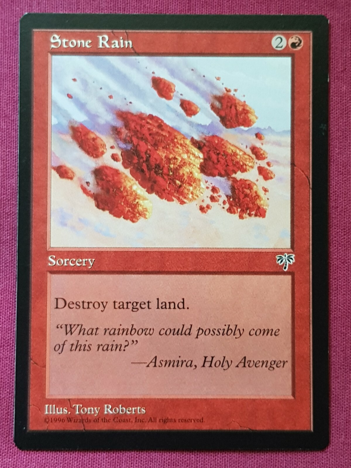 Magic The Gathering MIRAGE STONE RAIN red card MTG | eBay Australia