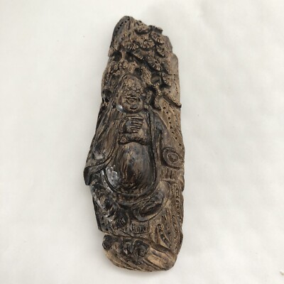 Chinese Antique Hainan Qinan Agarwood Chen Xiang Buddha Pendant ...