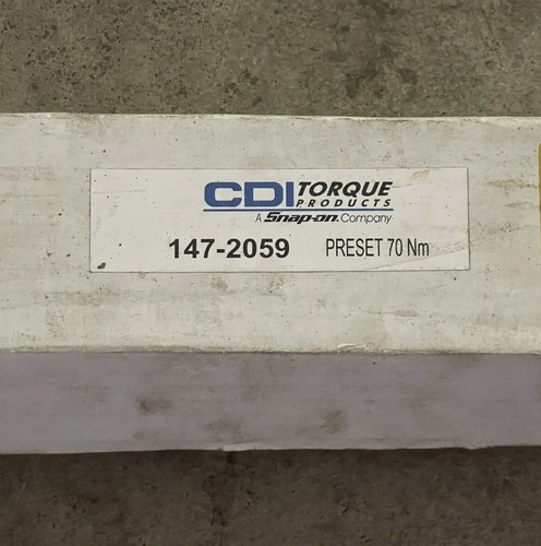 CATERPILLAR CAT 147-2059 CDI PRESET TORQUE WRENCH CALIBRATED 70 Nm. for ...