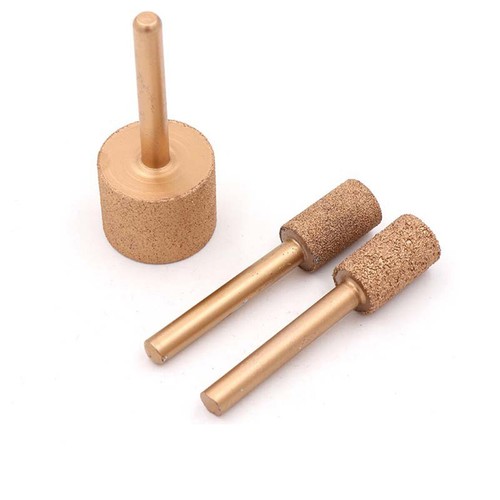 6mm Sanding Brazed Diamond Grinding Head Burrs Carving Peeling Bits ...