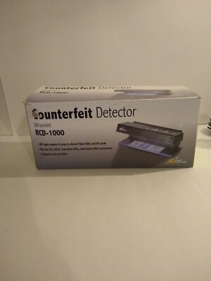 Royal Sovereign Counterfeit Detector RCD-1000 Ultraviolet Us Currency ...