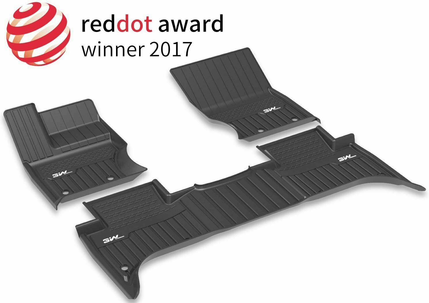 3W TPE Floor Mats Black For Land Rover Range Rover Sport 2014-2022 High ...