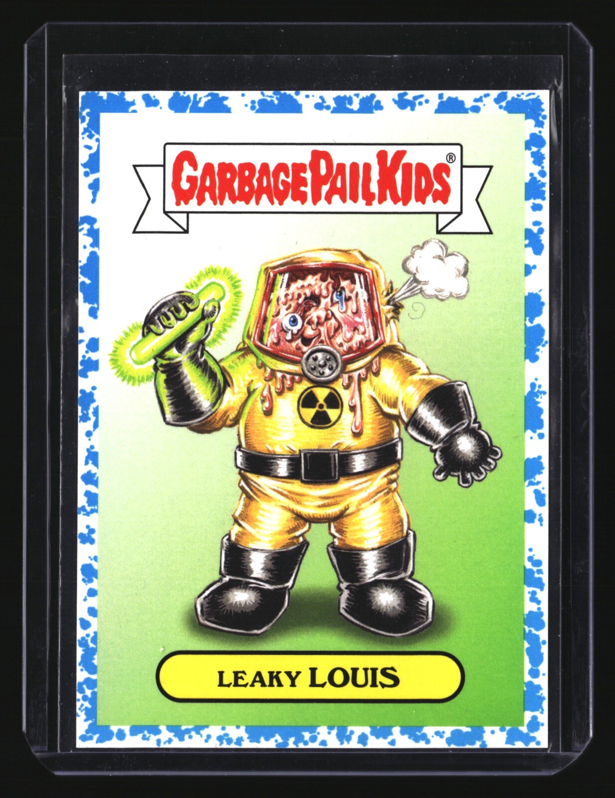 Garbage Pail Kids LEAKY LOUIS 14a (GPK Series 1 Adam-Geddon) Blue ...