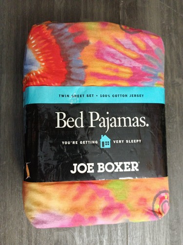 Joe Boxer Tie Dye Bed Pajamas Twin Sheet Set New | eBay