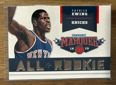 Patrick Ewing - 2012-13 Panini Marquee #6 All-Rookie Laser Cut Knicks ...