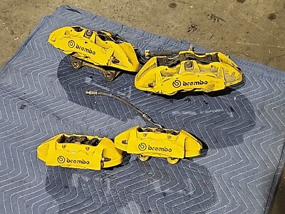 2018-21 JEEP GRAND CHEROKEE TRACKHAWK 6.2L OEM BREMBO BRAKE CALIPER SET ...