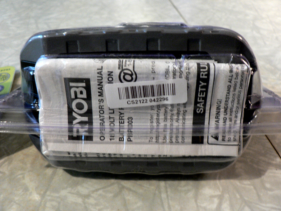 NEW Ryobi P743 18V Portable Power Source and PBP003 2Ah Lithium-Ion ...