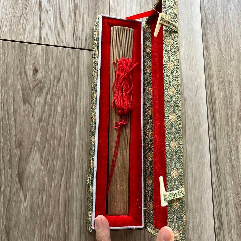 China Hangzhou Wangxingki Craft Fan with Box Fan Sandalwood | eBay