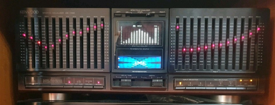 EQUALIZZATORE GRAFICO KENWOOD RIVERBERO TOP GAMMA HI END AUDIOPHILE ...