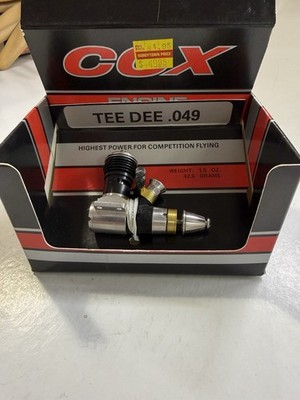 Vintage NOS Cox Tee Dee .049 Model Airplane Engine #170 TD 049 Never ...