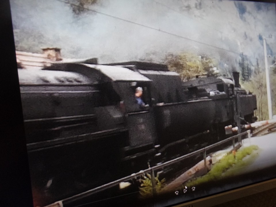 STEAM LOCOMOTIVE ENGINE RR TRAIN AUSTRIA OSTEREICH 8MM HOME Movie Film ...