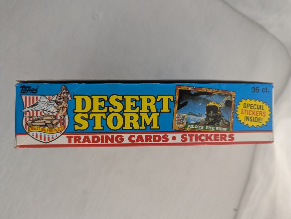 Topps 1991 Desert Storm Series 1 Cards 36 Factory Sealed Packs ...