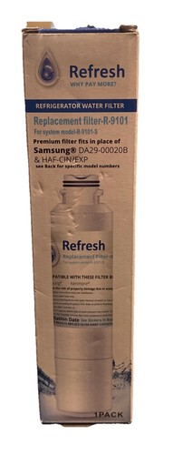 Refresh R-9101 Replacement Refrigerator Water Filter Fits Samsung DA29 ...