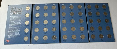 Commemorative Quarters Album All 50 States 1999 - 2008 Complete ...