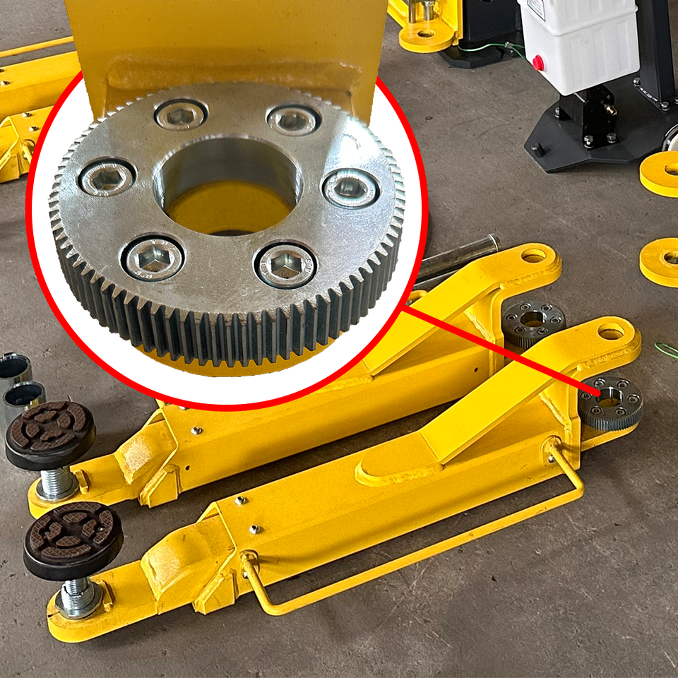 Motooltech PMRL-200 Portable Two-Post Garage Lift 2 Post Lift Car Lift ...