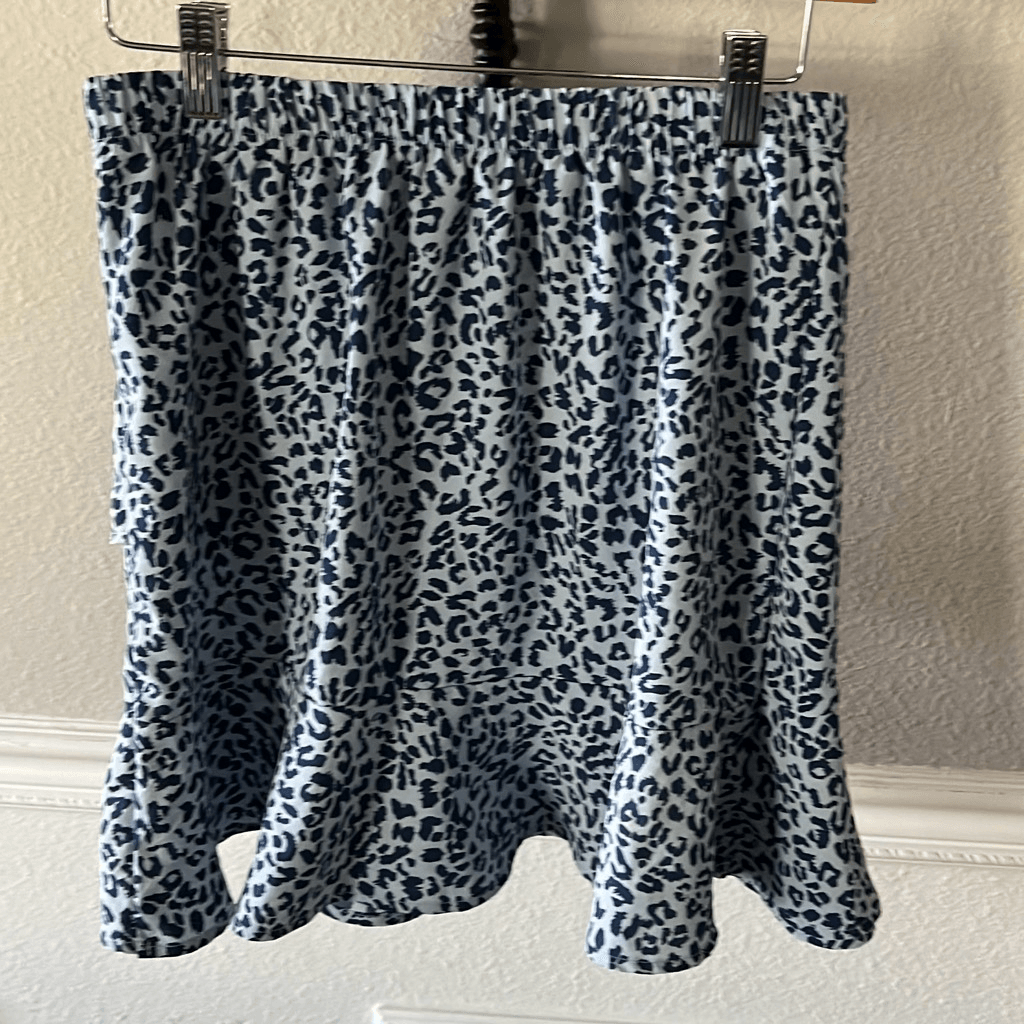 Originality Womens Leopard Ruffle Elastic Mini Skirt | eBay