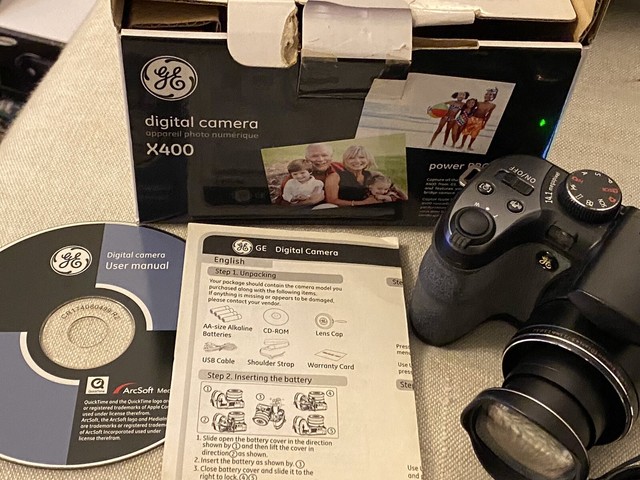 GE Power Pro Series X400 14.0MP Digital Camera - Black for sale online ...