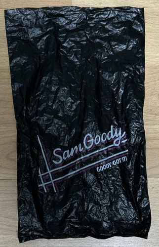 Scarce Tiny 10” X 6” Sam Goody Bag For Cassette Tapes, CDs, Buttons ...