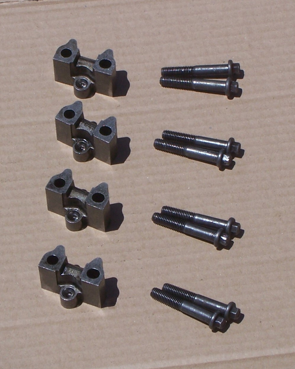 95 96 97 FORD F250 F350 7.3L DIESEL SET OF FOUR ROCKER PIVOTS + BOLTS ...