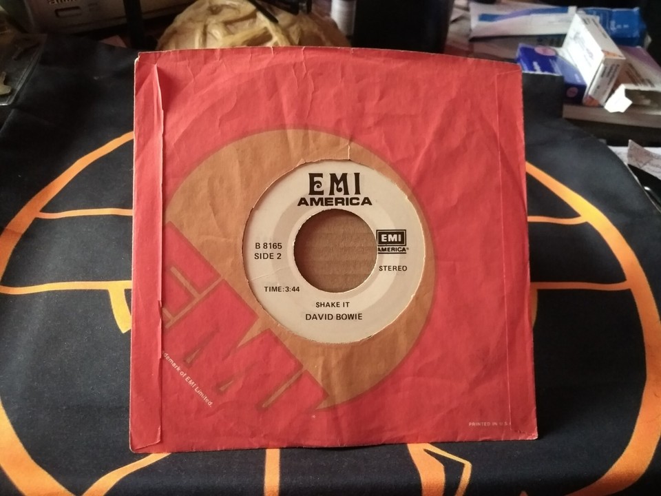 David Bowie China Girl/Shake It 1983 US Promo Rare Copy With EMI USA ...