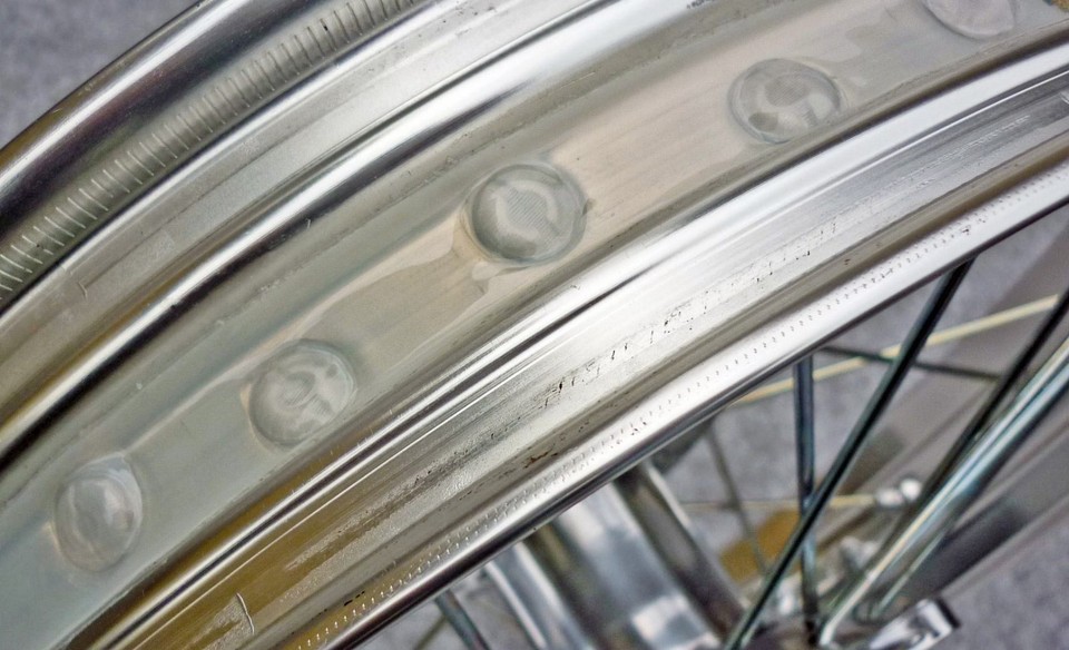 KLR650 Spoke Wheel Tubeless Kit 21×1.60 17×2.50 MT FR-KLR65 OUTEX | eBay