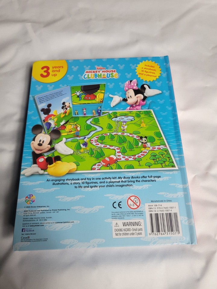 Disney Junior Mickey Mouse Clubhouse My Busy Book 9782764315071| eBay